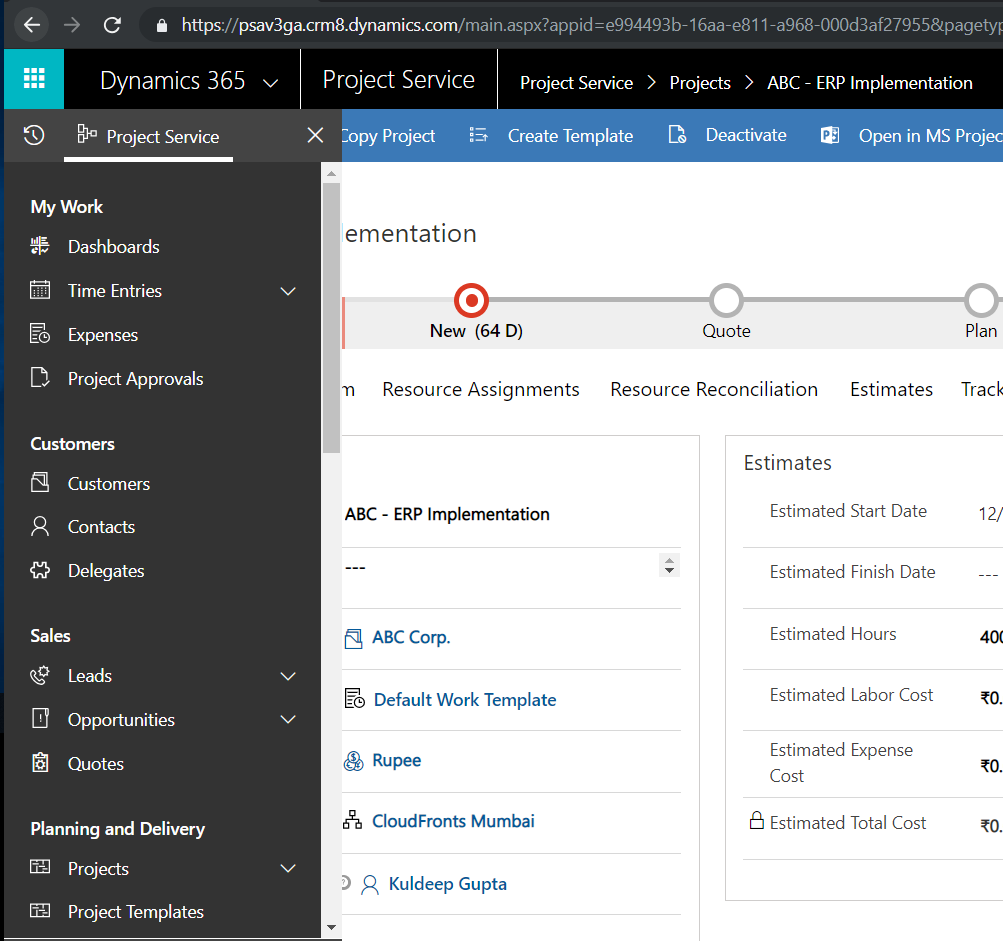 PSA V3 navigation changes from V3.2 to V3.3 – D365 Feeds