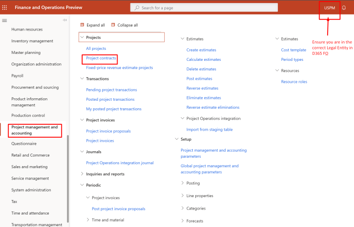 How do Contract, Milestones and Projects flow between D365 CE to F&O in ...