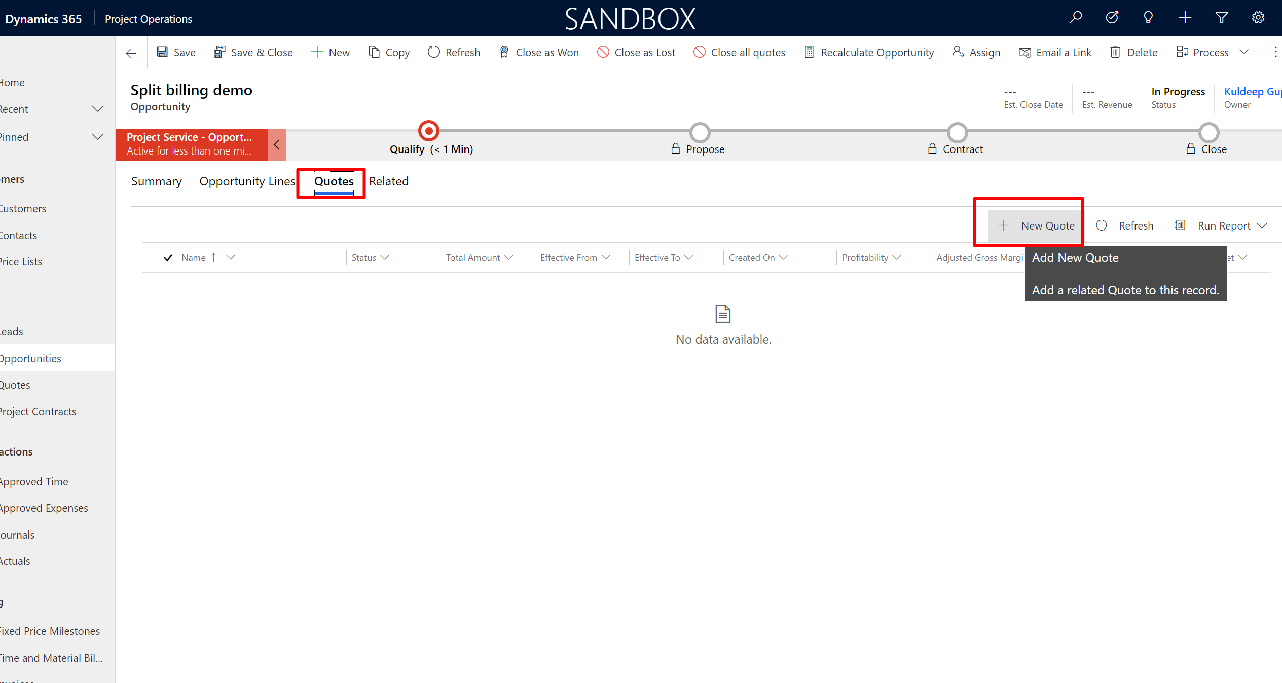 How to do split billing in D365 Project Operations? – D365 Feeds