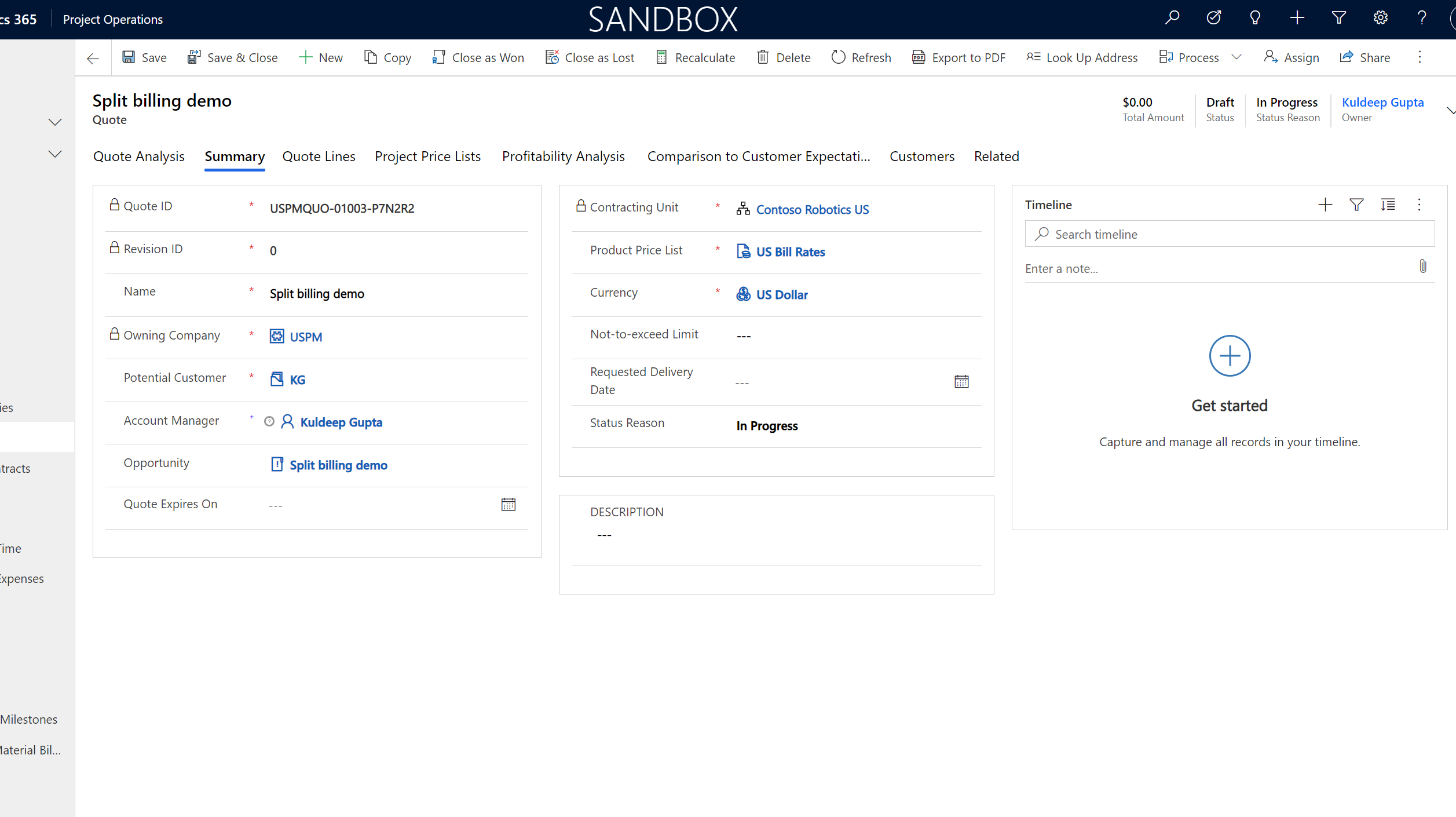 How to do split billing in D365 Project Operations? – D365 Feeds