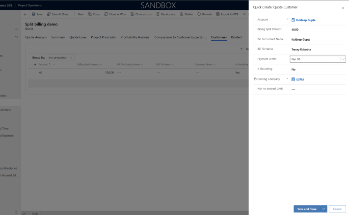 How to do split billing in D365 Project Operations? – D365 Feeds