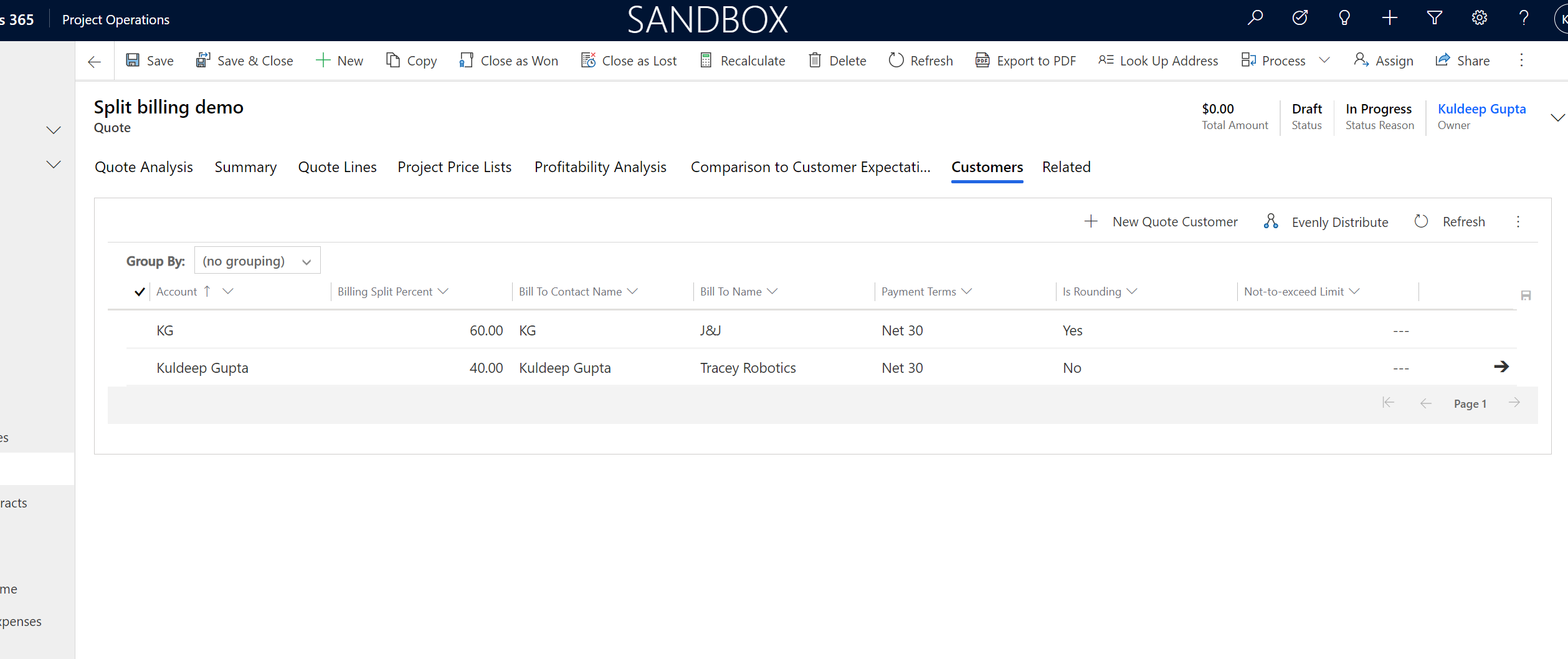 How to do split billing in D365 Project Operations? – D365 Feeds
