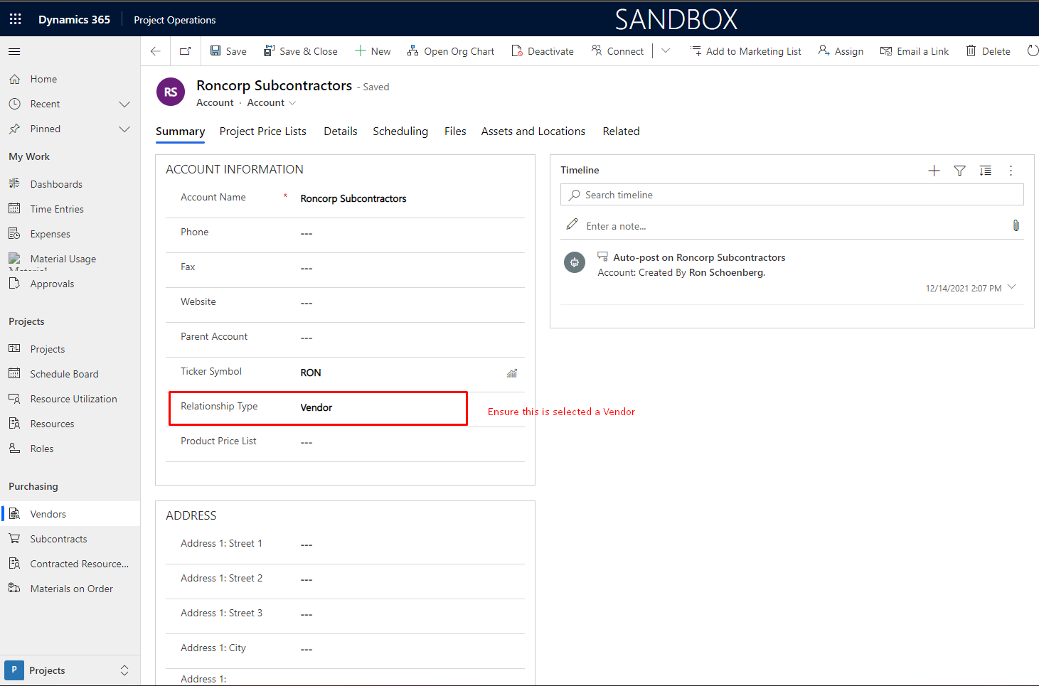 Unwinding Sub-Contracting in Dynamics 365 Project Operations – D365 Feeds