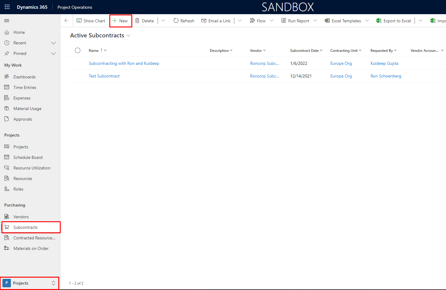 Unwinding Sub-Contracting in Dynamics 365 Project Operations – D365 Feeds