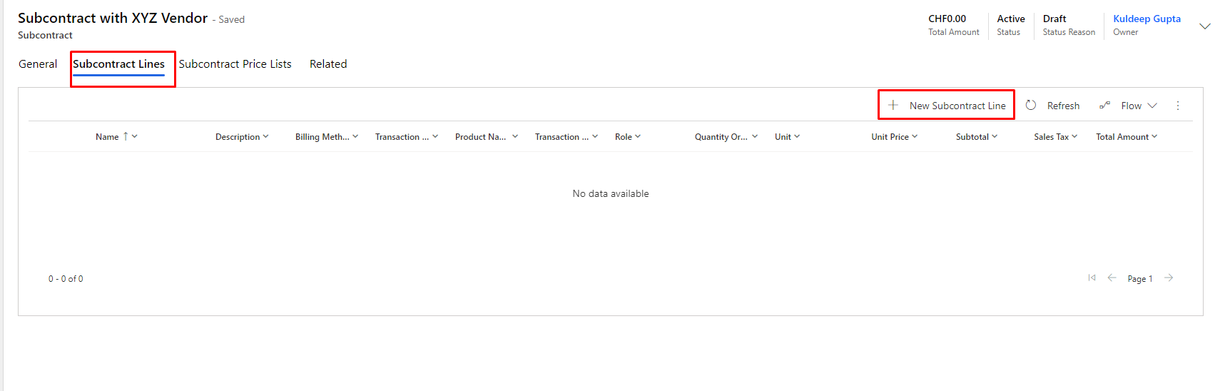 Unwinding Sub-Contracting in Dynamics 365 Project Operations – D365 Feeds