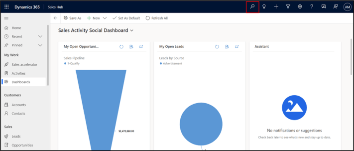 Searching on a table is easier with Dataverse Search in Dynamics 365 ...