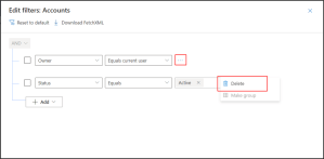 Filter Grid data, and Save results as a View – D365 Feeds