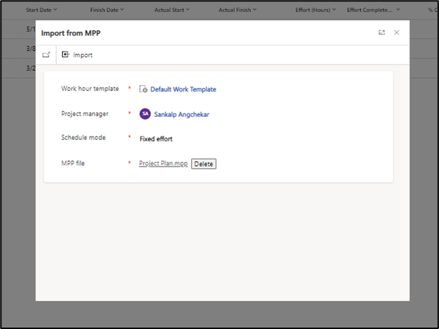 Now Import Projects from Microsoft Project Desktop Client in Project ...