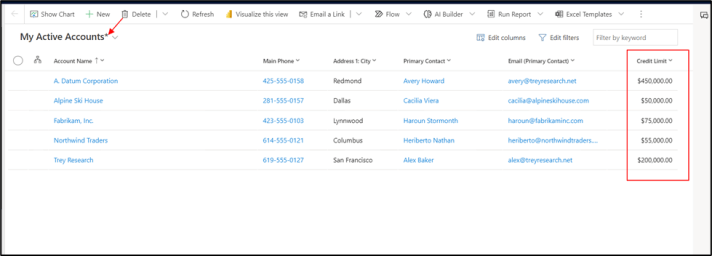 Filter Grid data, and Save results as a View – D365 Feeds