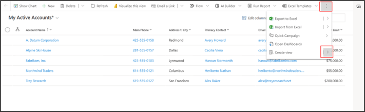 Filter Grid data, and Save results as a View – D365 Feeds