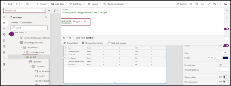 How to use Flexible Height Gallery in Canvas App – D365 Feeds