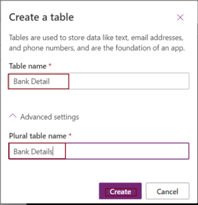 Create and edit tables using the table designer in Power Apps – D365 Feeds