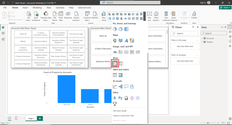 How to use Slicer Visual feature in Power BI (Preview). – D365 Feeds