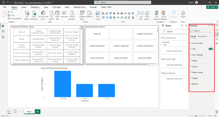 How to use Slicer Visual feature in Power BI (Preview). – D365 Feeds
