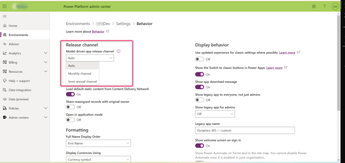 How to configure the Feature Release Setup in Power-Apps (preview ...