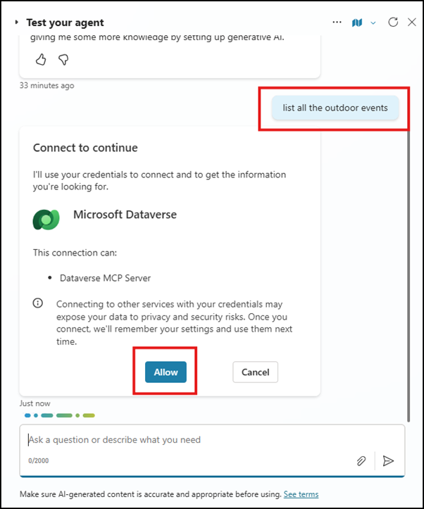 Using the Dataverse MCP Server in Copilot Studio – D365 Feeds