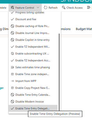 Time Entry Delegation (Preview) in Microsoft Dynamics 365 Project ...